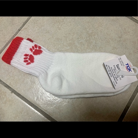 Tck | Accessories | Youth Size Red Or Gold Paw Print Cheer Cheerleading ...
